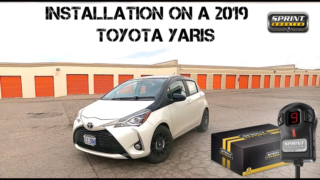Sprint Booster installation on a 2019 Toyota Yaris - YouTube