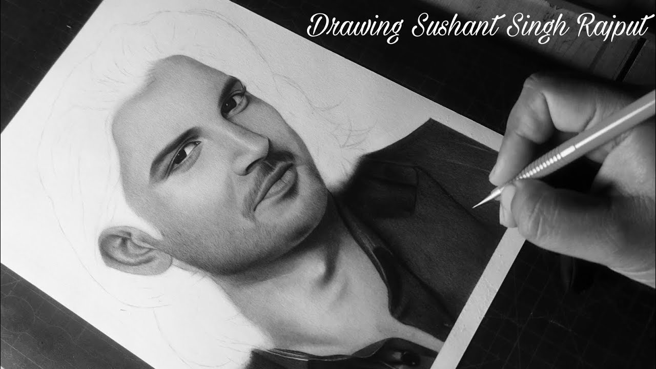 Drawing Sushant Singh Rajput | Realistic Drawing | PART 6 # ...