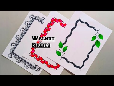 Simple Border Design for Project/Project Work Designs/Assignment Front ...