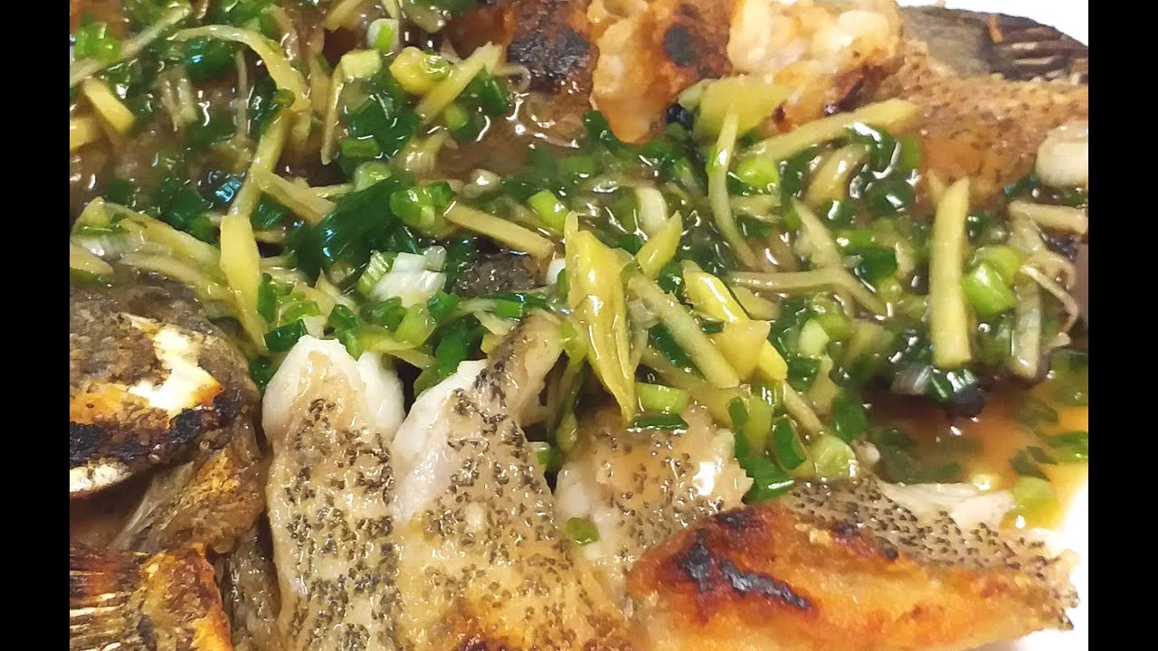 薑蔥燴沙巴龍躉 Fried Sabah Giant Grouper with Ginger and Scallion Sauce - YouTube