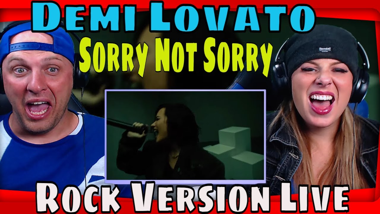 REACTION TO Demi Lovato - Sorry Not Sorry - Rock Version (Live ...