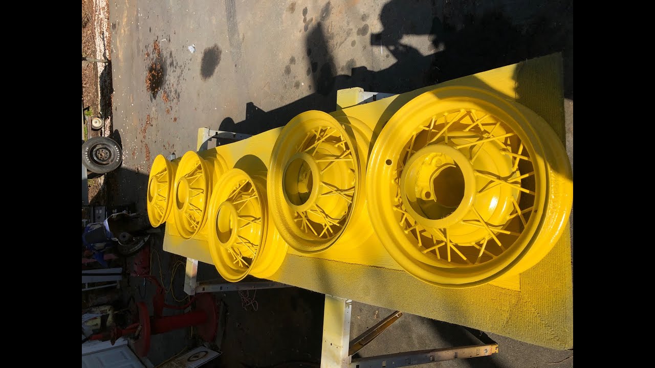 Yellow Model A Wheels - YouTube