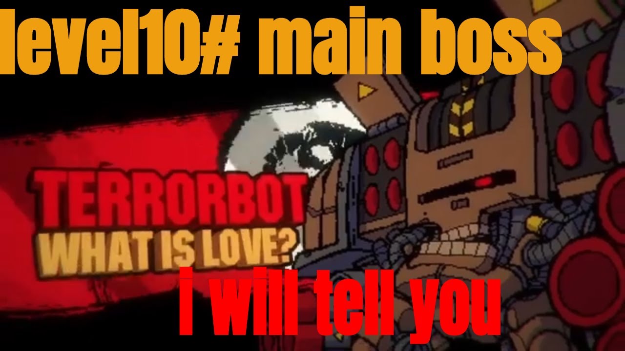 Broforce: level 10 main boss terrorbot(2020) - YouTube