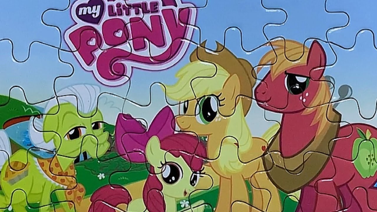 My Little Pony - solving jigsaw puzzle for kids with Disney Characters ...