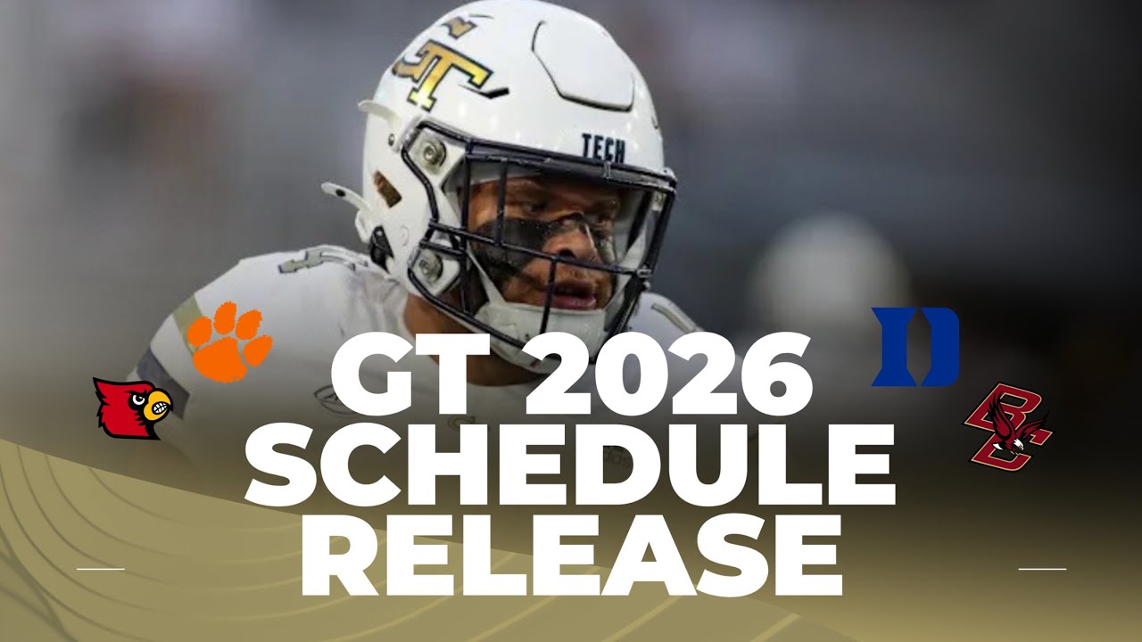 Georgia Tech Releases Its 2026 Football Schedule - YouTube