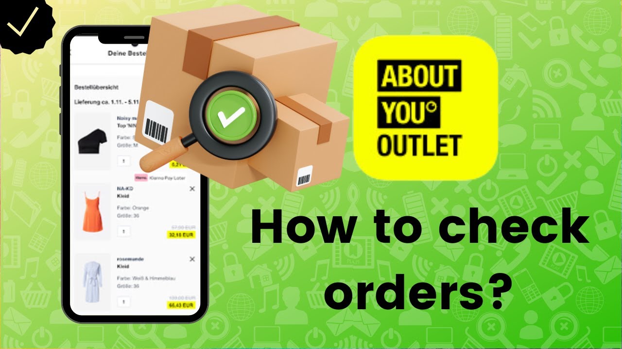 How to check orders on About You Outlet? - YouTube