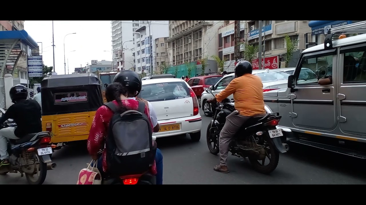 LIC Building Mount Road to Thousand LIghts Chennai - YouTube