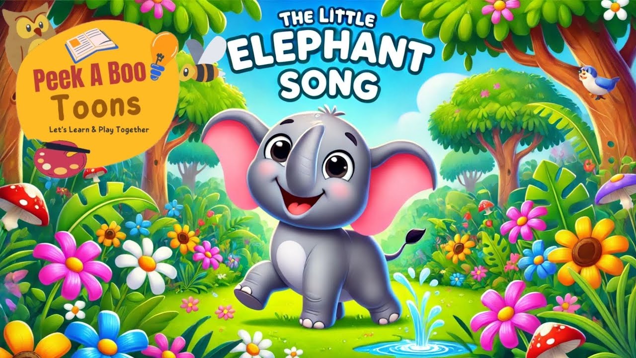 The Little Elephant Song | Nursery rhyme for baby | Baby song ...