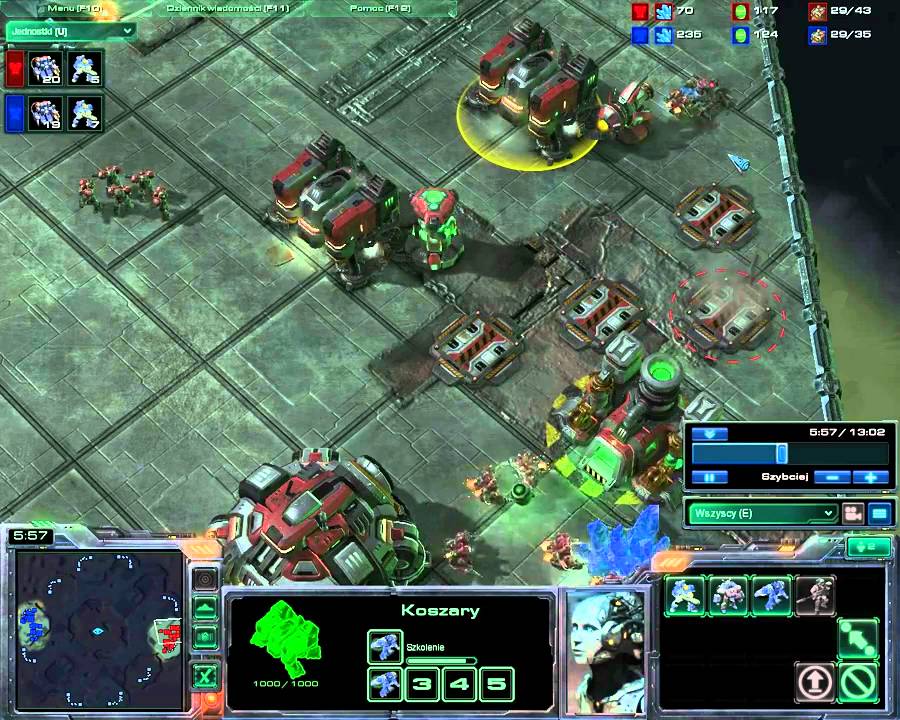 StarCraft 2 (gameplay) Moj Pierwszy Mecz Part 2 - YouTube