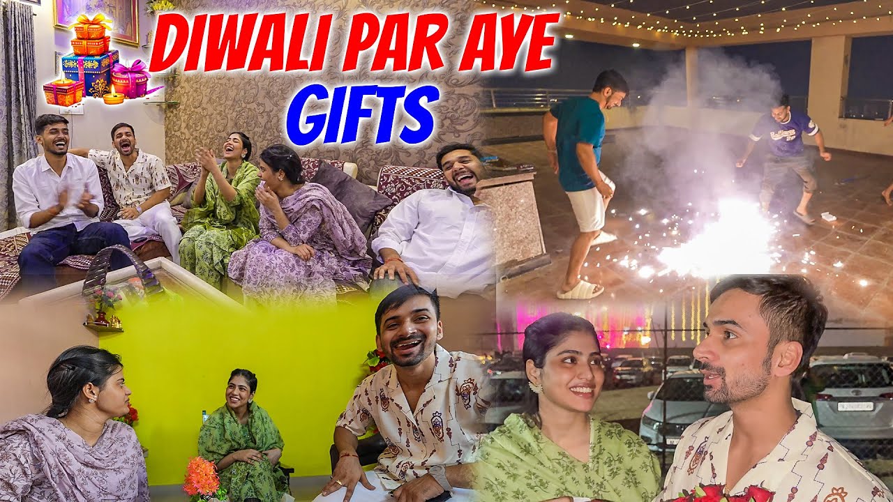 Diwali par aye gifts , Sab dosto ke ghar hui masti - YouTube