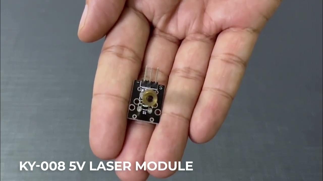 How to operate the KY 008 Laser Module 5V - YouTube