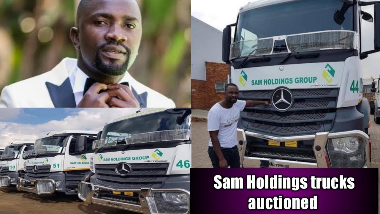 Sam Holdings trucks auctioned in Midrand - YouTube