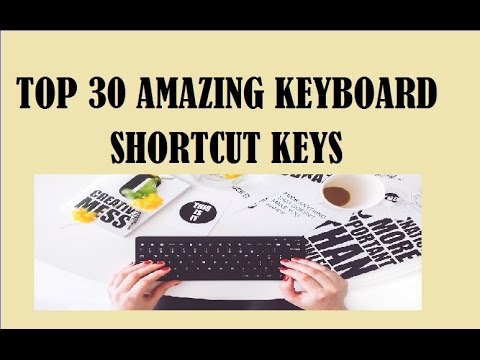 TOP 30 AMAZING COMPUTER KEYBOARD SHORTCUT KEYS ! DAILY USE SHORTCUT ...