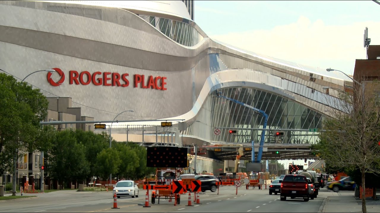 ROGERS PLACE | Timelapse: Rogers Place Sign Install - YouTube
