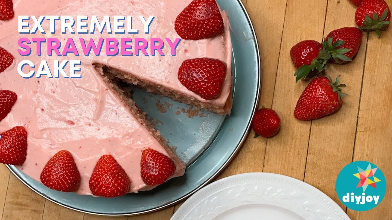 Strawberry Cake Recipe With Fresh Strawberries