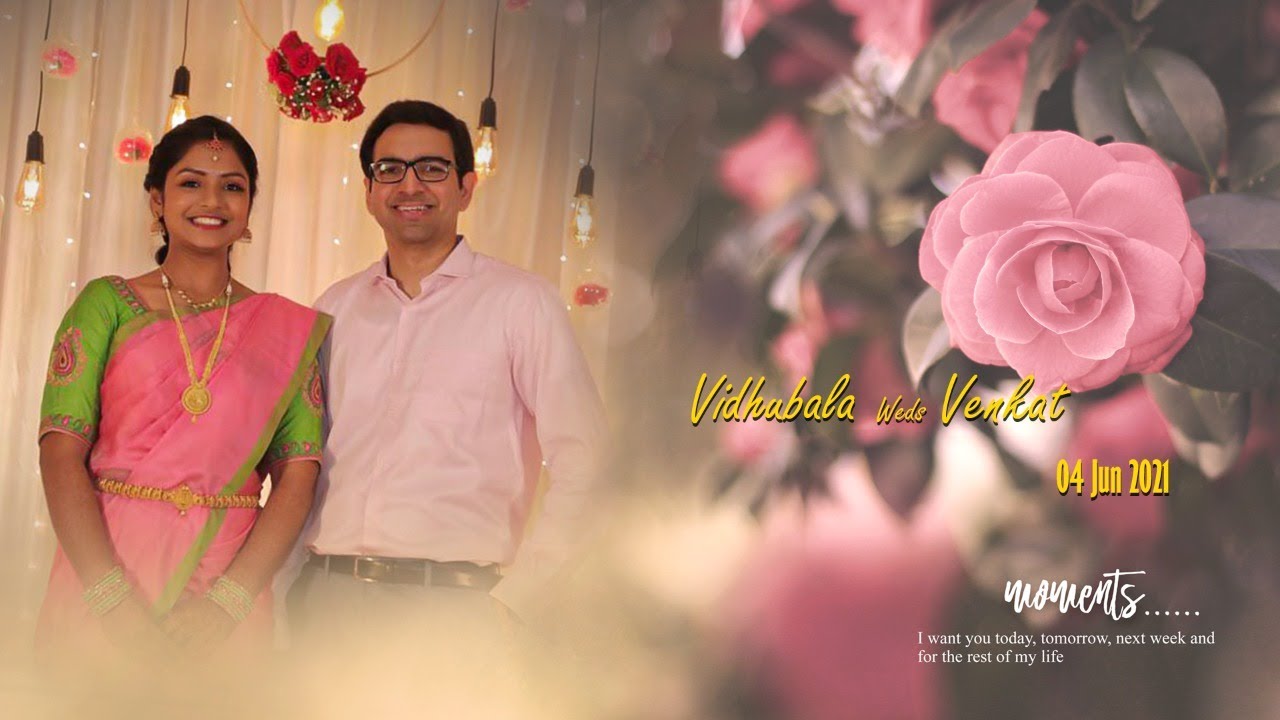 Venkat Weds Vidhubala Live Streaming On 04-06-2021 - YouTube
