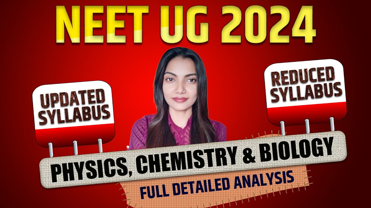NEET UG 2024 || NEET UG 2024 UPDATE SYLLABUS || REDUCED SYLLABUS || NMC ...
