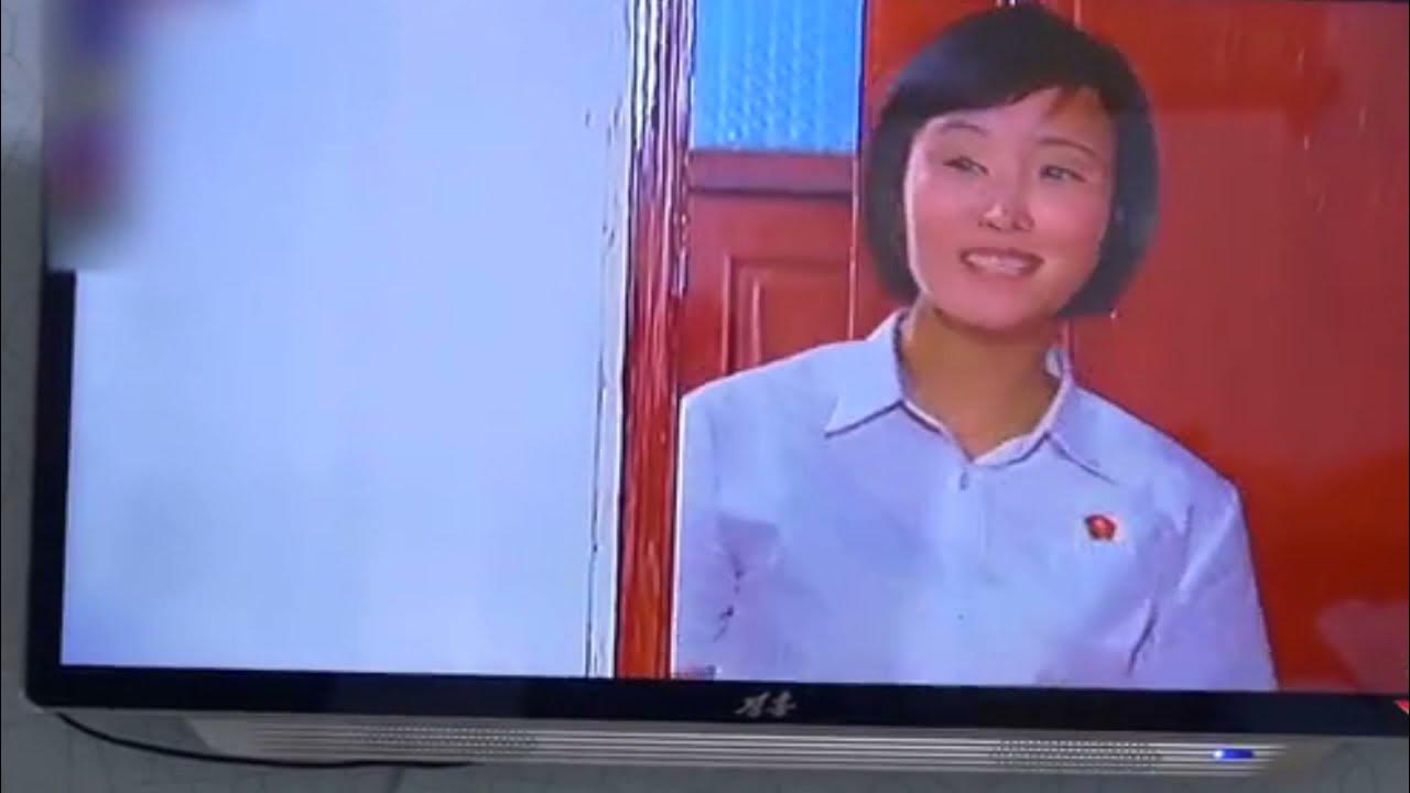 Watching a North Korean drama in North Korea on a North Korean TV - YouTube