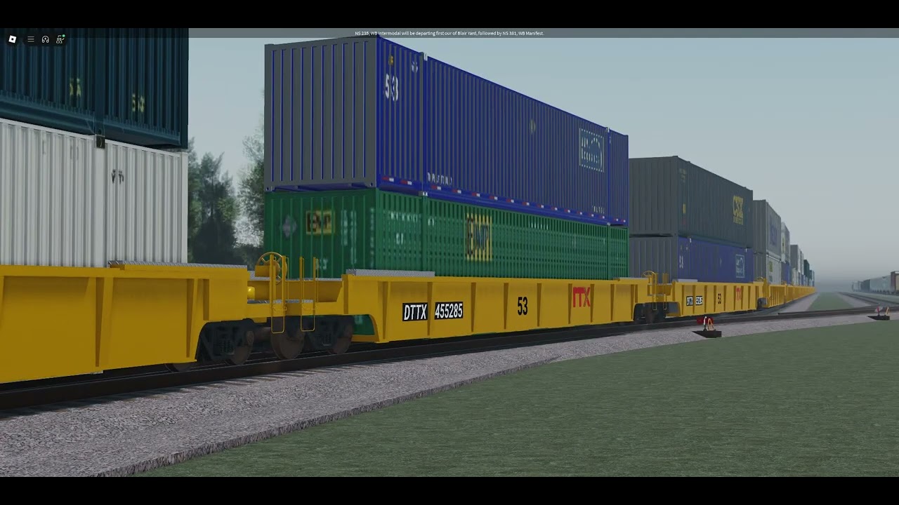 ROBLOX Railfanning at CSX Willard Subdivision S56E155: Norfolk Southern ...