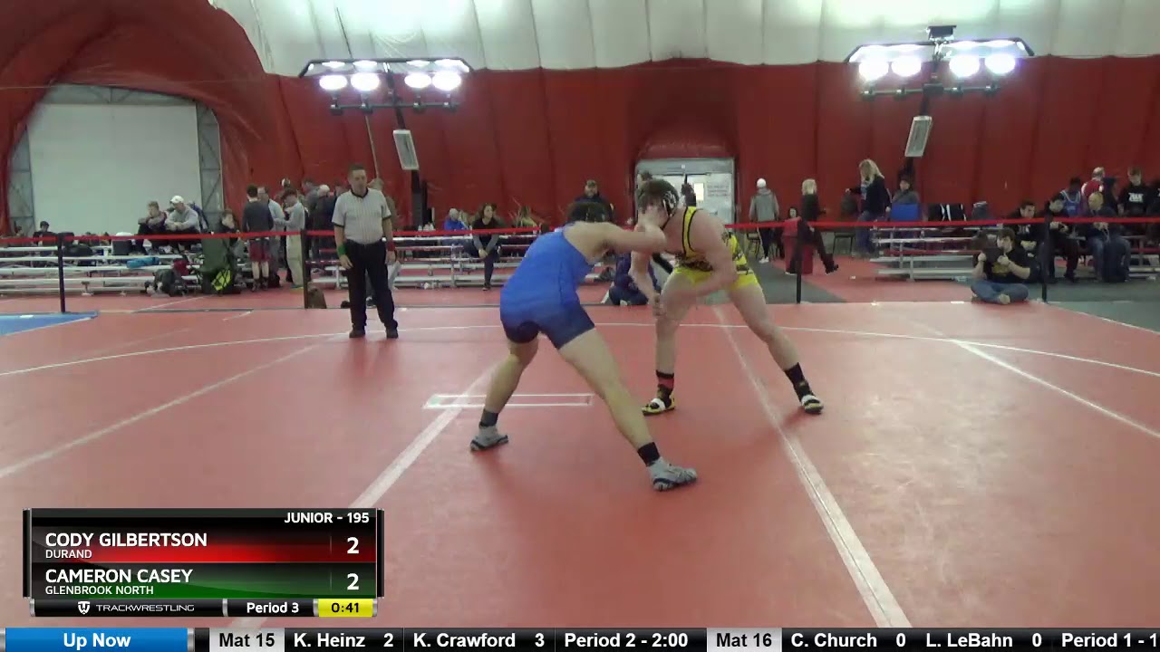 Junior 195 Cody Gilbertson Durand Vs Cameron Casey Glenbrook North ...