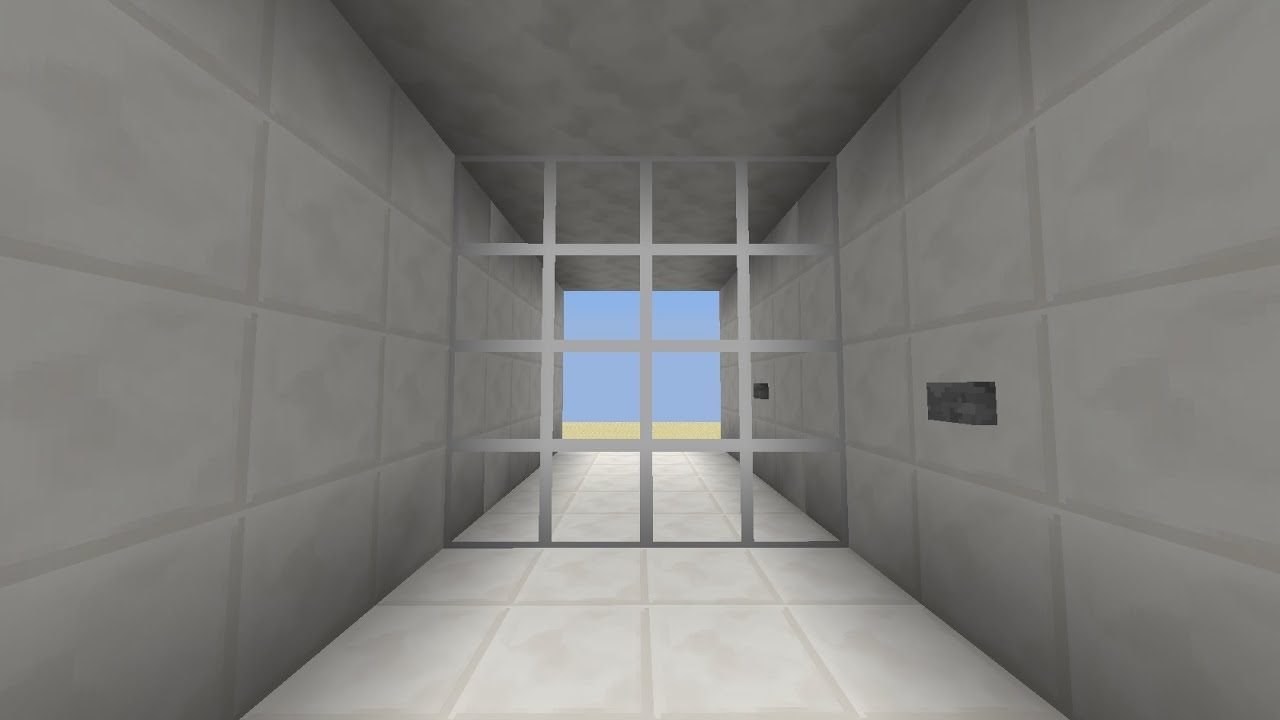 Minecraft Showcase: 4x4 seamless glass door [German/HD] - YouTube