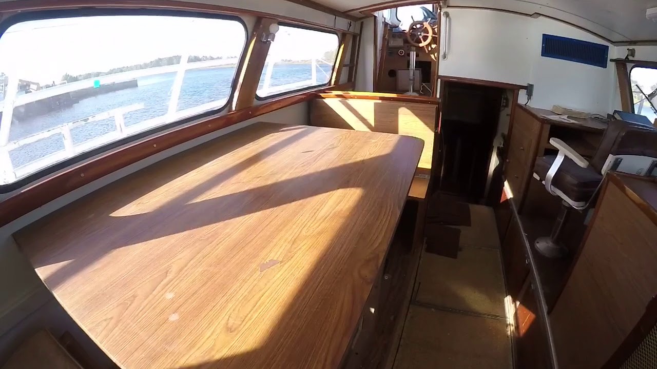 50 Sewart Seacraft “Swiftboat” Interior - YouTube