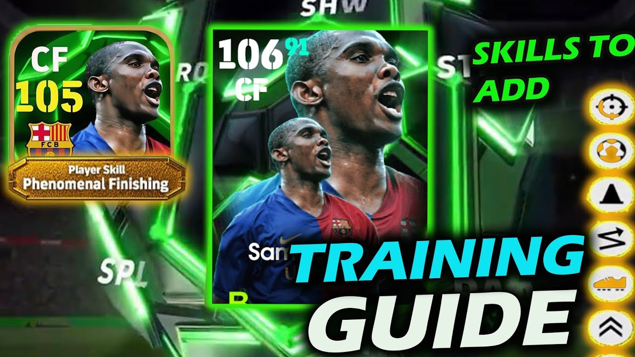Etoo Double Booster BEST training guide efootball ||efootball 2025 ...