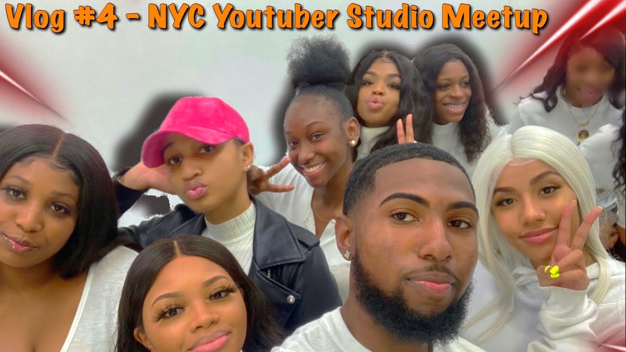 VLOG #4 - NYC YOUTUBER STUDIO MEETUP ! - YouTube