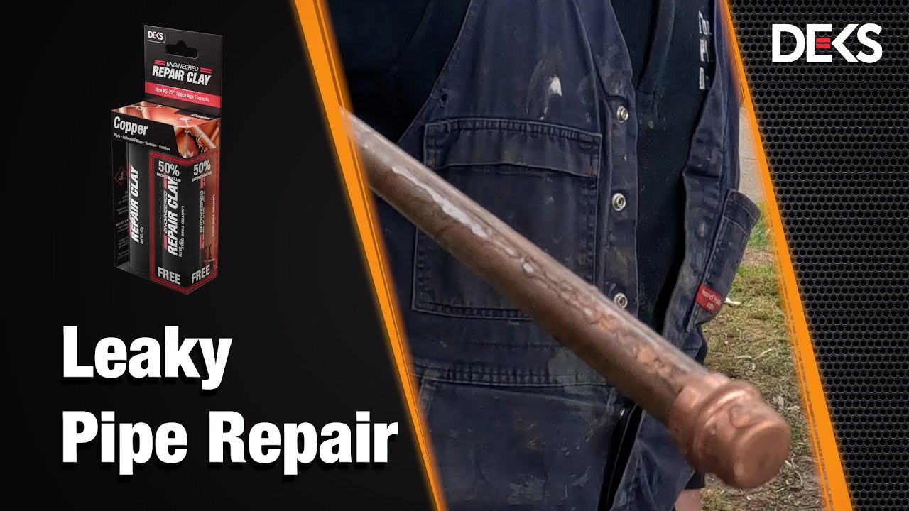 DEKS Engineered Repair Clay - Copper - RCCU80 - Fix Leaky Pipe Repair ...