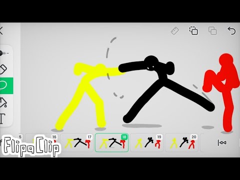 How I animate stickman fight (2) - YouTube
