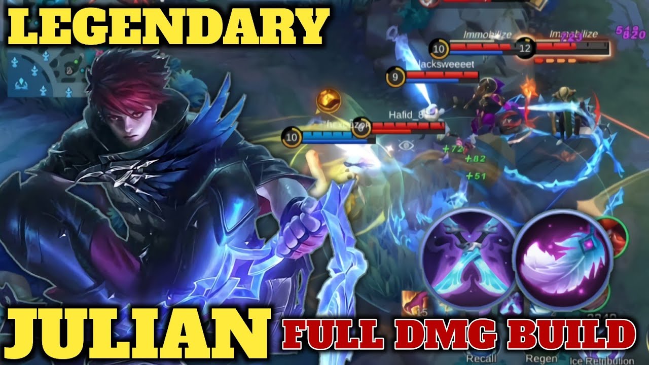 LEGENDARY! JULIAN HYPER FULL DMG BUILD IS BROKEN JULIAN GAMEPLAY ! TOP ...