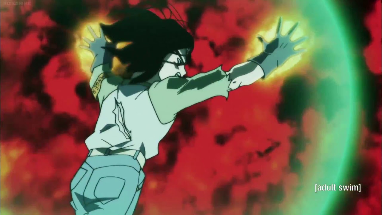 Android 17 punches Aniraza - Dragon Ball Super (English Dub) - YouTube
