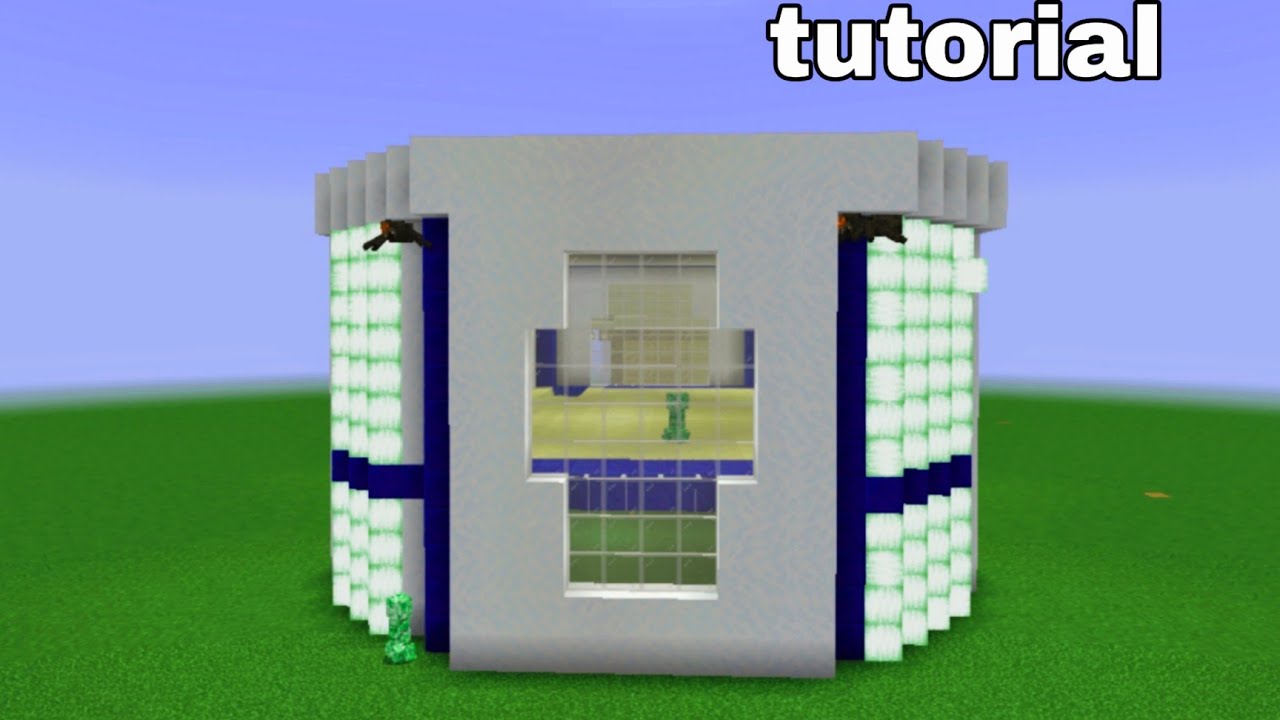 Minecraft tutorial unique circular house the beast home - YouTube
