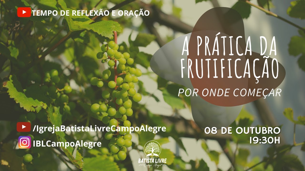 A PRÁTICA DA FRUTIFICAÇÃO - Por onde começar - YouTube