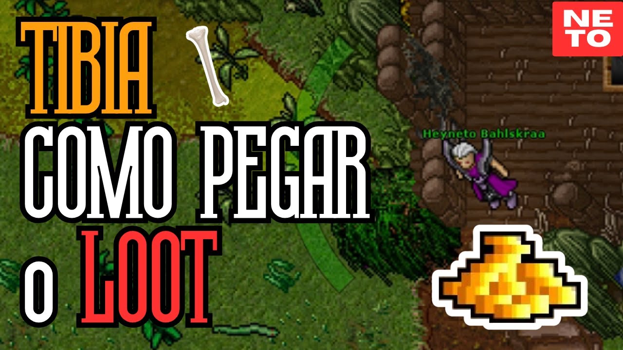 Como Pegar o loot no TIBIA - Quick Loot - YouTube