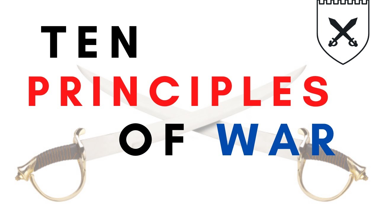 War- Ten Principles of War- Defence Studies UG/PG/UGC NET/JRF - YouTube
