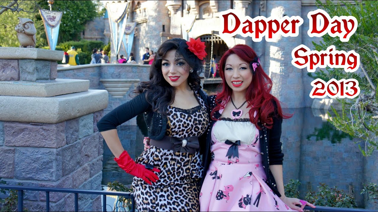 Dapper Day at Disneyland Spring 2013 & OOTD - YouTube