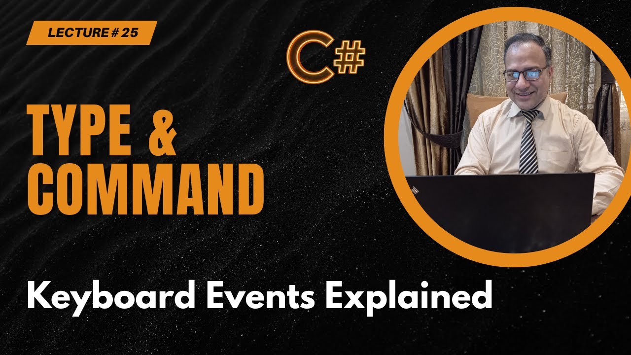 C# Windows Programming [Urdu/Hindi] - Lecture # 25 - Keyboard Events in ...