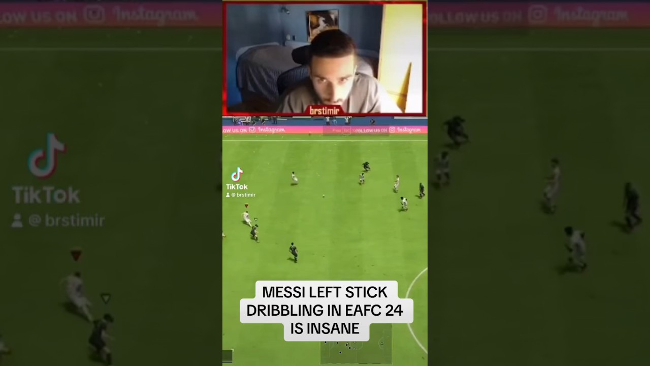 MESSI LEFT STICK 🐐 #messi #eafc24 #brstimir - YouTube