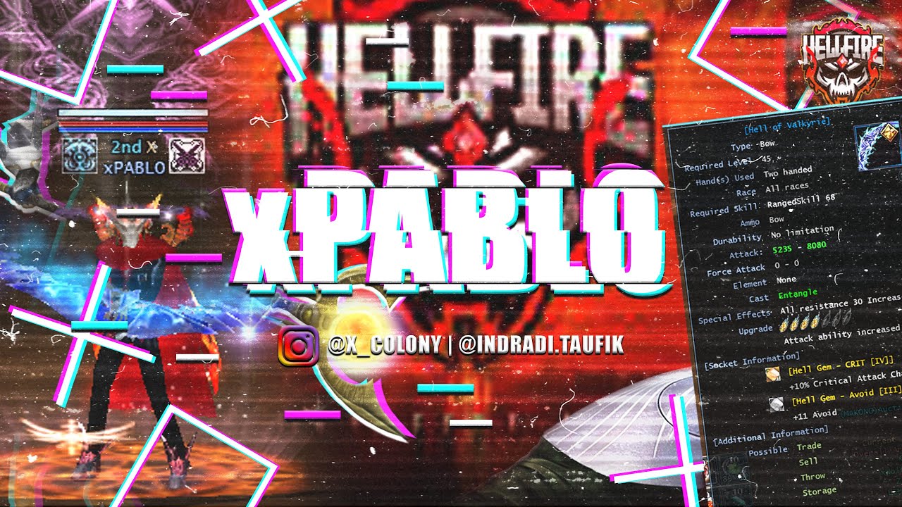 xPABLO ADA YANG BARU NIH, PANAH +4 DAY 12 | HELLFIRE #rfhellfire #hellfirewar #rfonline - YouTube