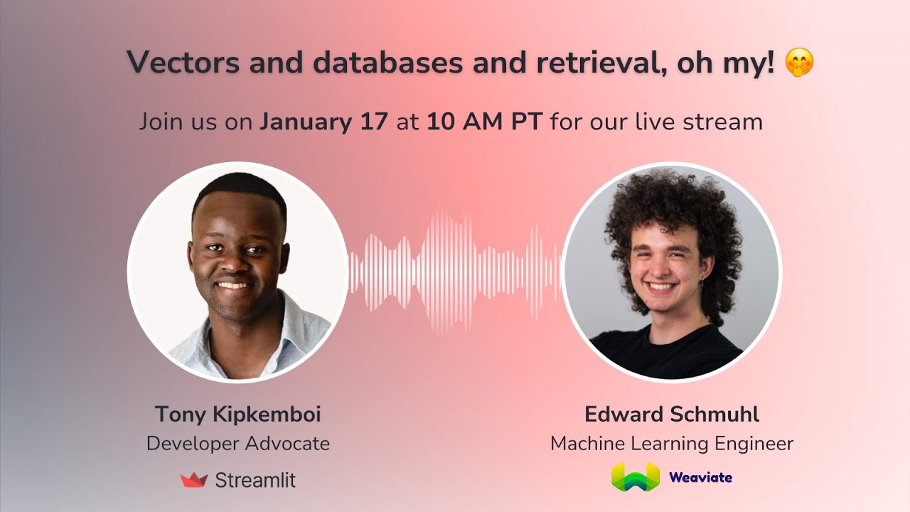 Vectors and databases and retrieval, oh my! - YouTube