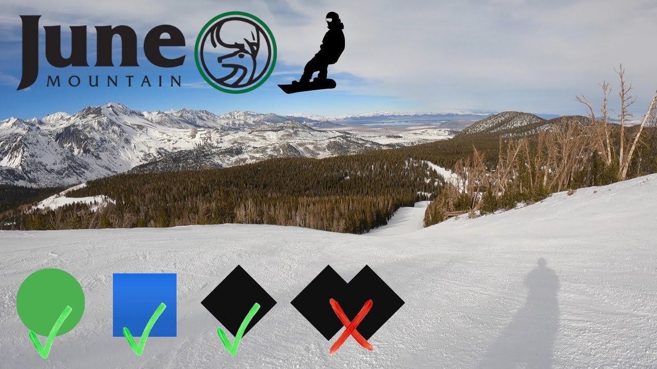 June Mountain Snowboarding 2022: The BEST Mountain In California - YouTube