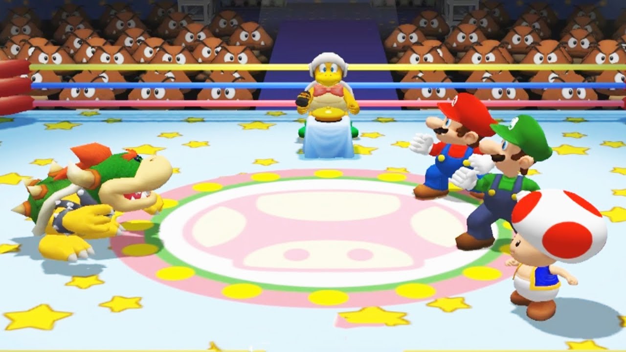 Mario Party 5 - Koopa Mario Toad Luigi - All Mini Games - YouTube