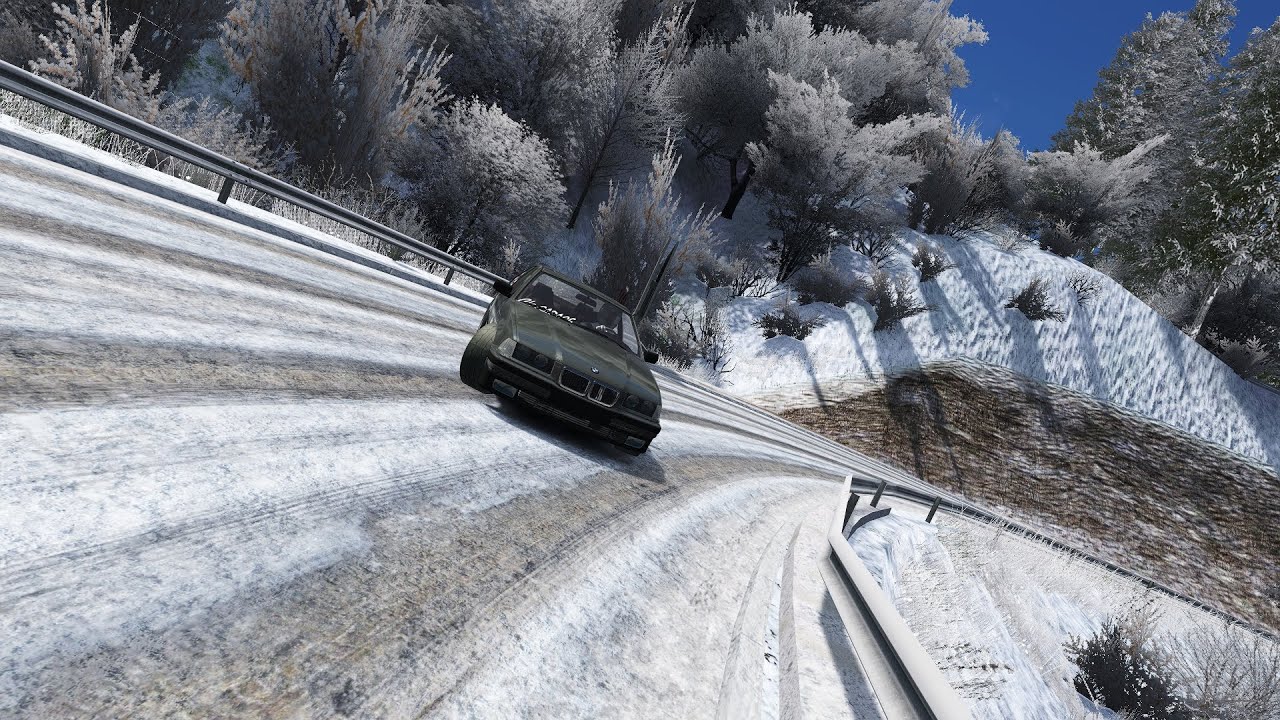 Winter fun in e36 Assetto Corsa - YouTube