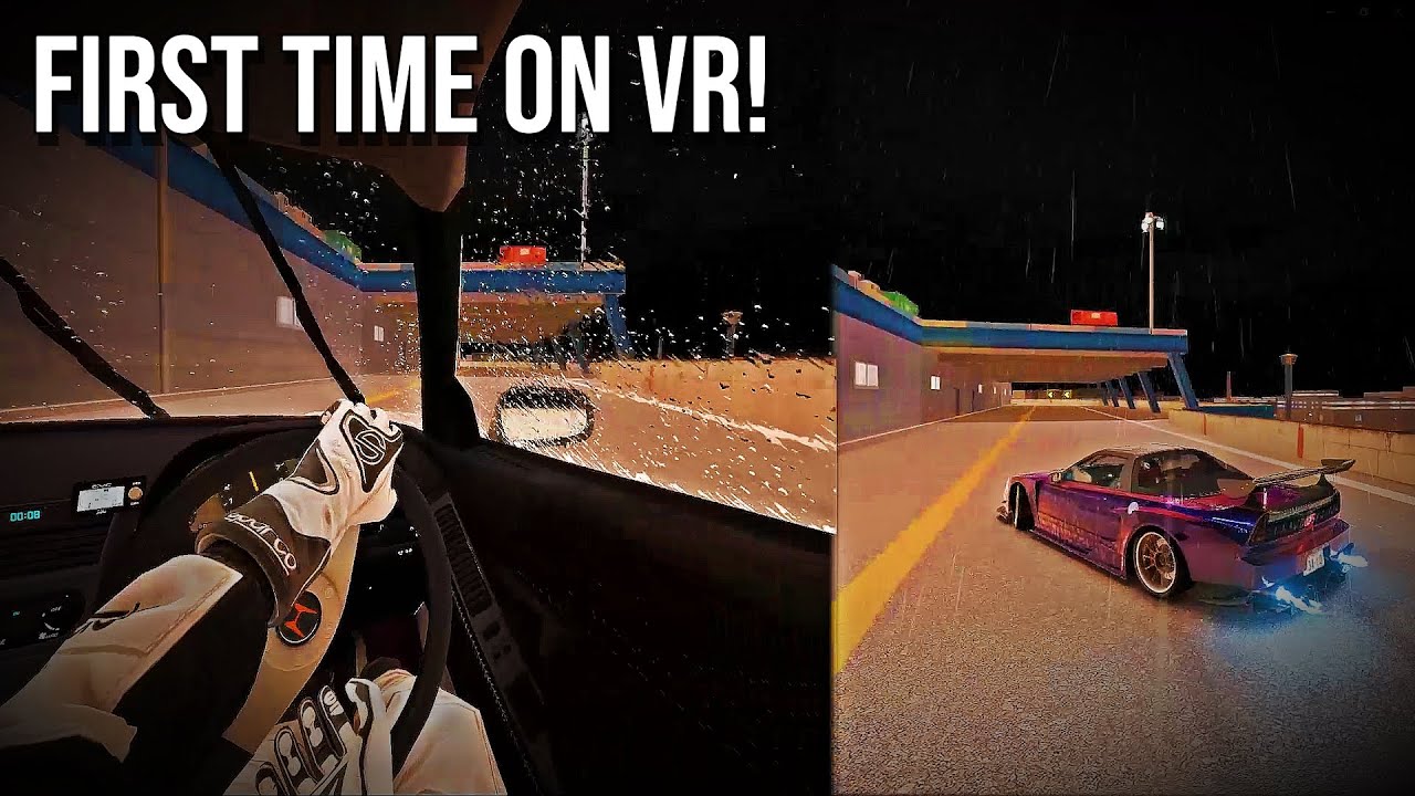 First Time Using A VR On Assetto Corsa! | Honda NSX Street Drifting | Oculus Quest 2 ...