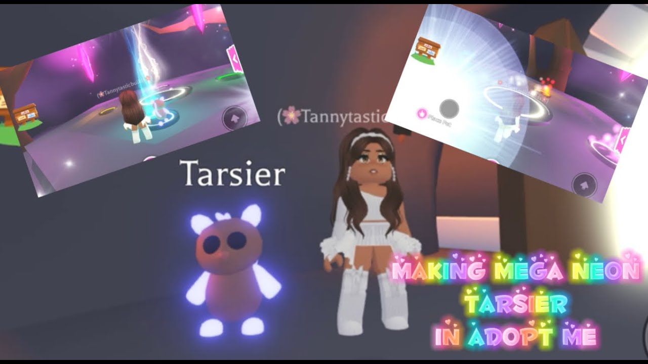 💖 Making Mega Neon Tarsier in Adopt Me 💖 - YouTube
