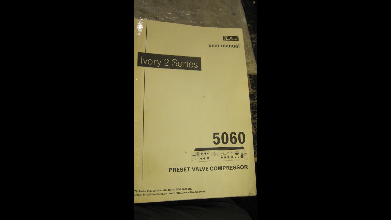 TL audio Ivory 2 Series 5060 - YouTube