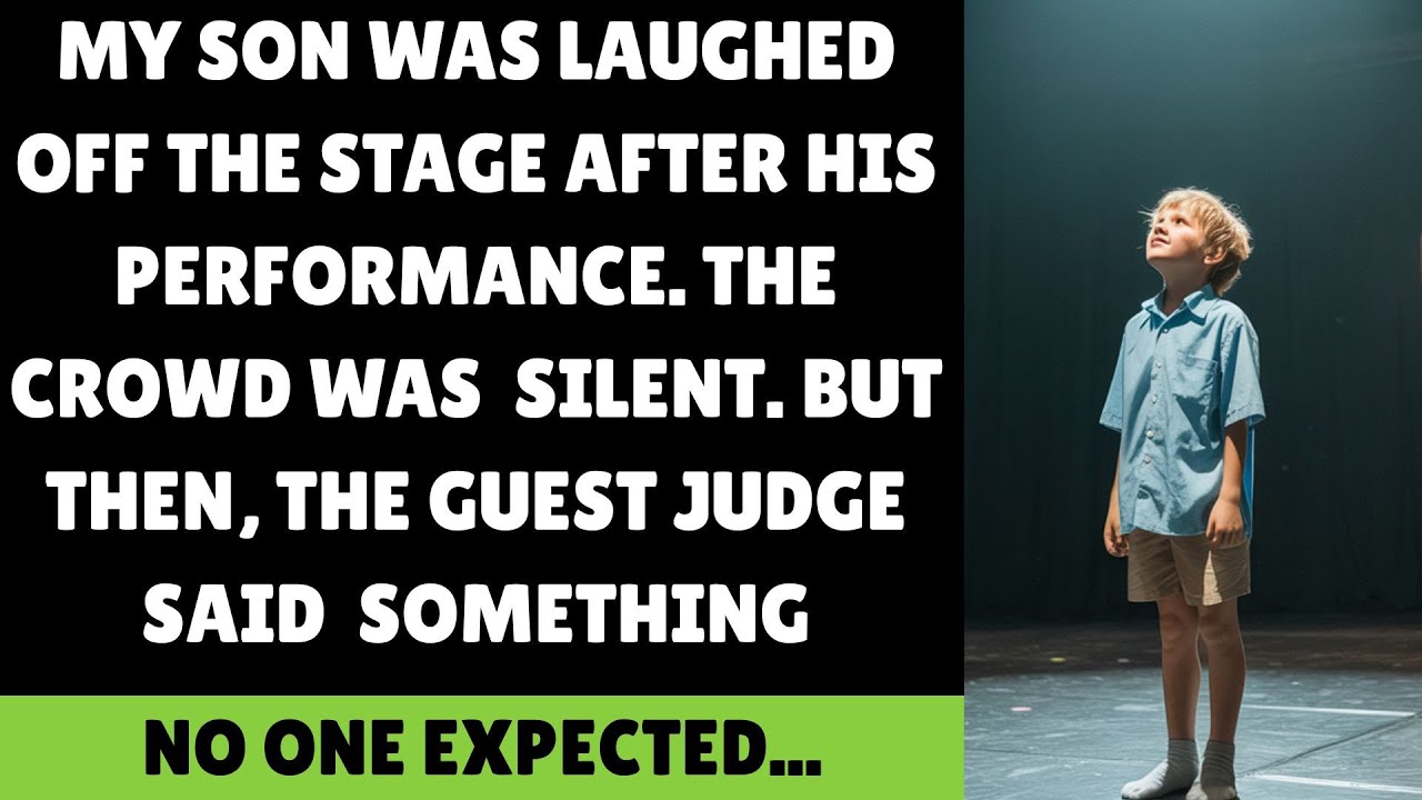 My Son Was Laughed Off the Stage—Then the Guest Judge Hit the Buzzer ...