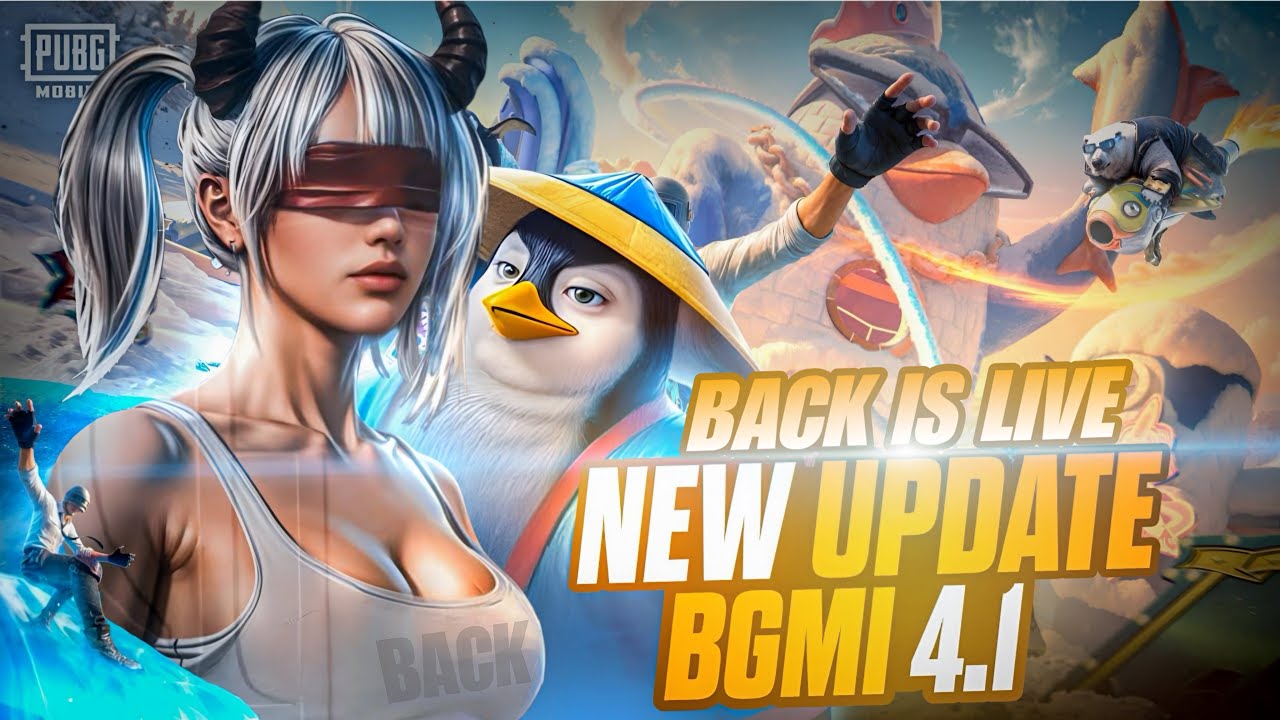 NEW UPDATE BGMI 4.1 ️IS HERE | FULL RUSH GAMEPLAY | BGMI ️ - YouTube