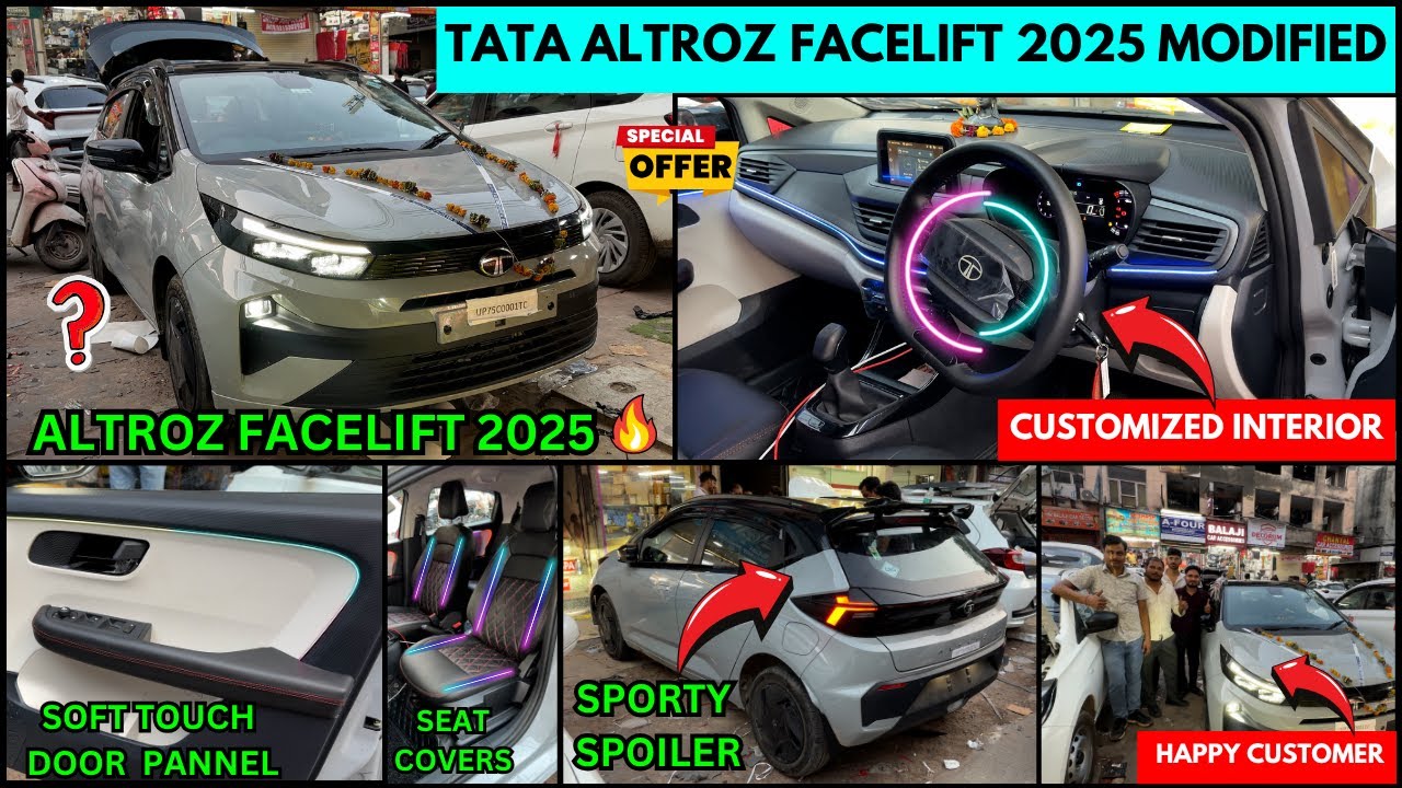 Tata Altroz Facelift Modification 2025 altroz modified karol bagh car ...